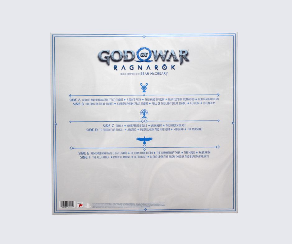 God of War: Ragnarök Soundtrack 3xLP | Sony Classical | PixelCrib