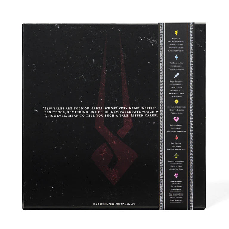 Hades: Original Soundtrack 4xLP | iam8bit | PixelCrib