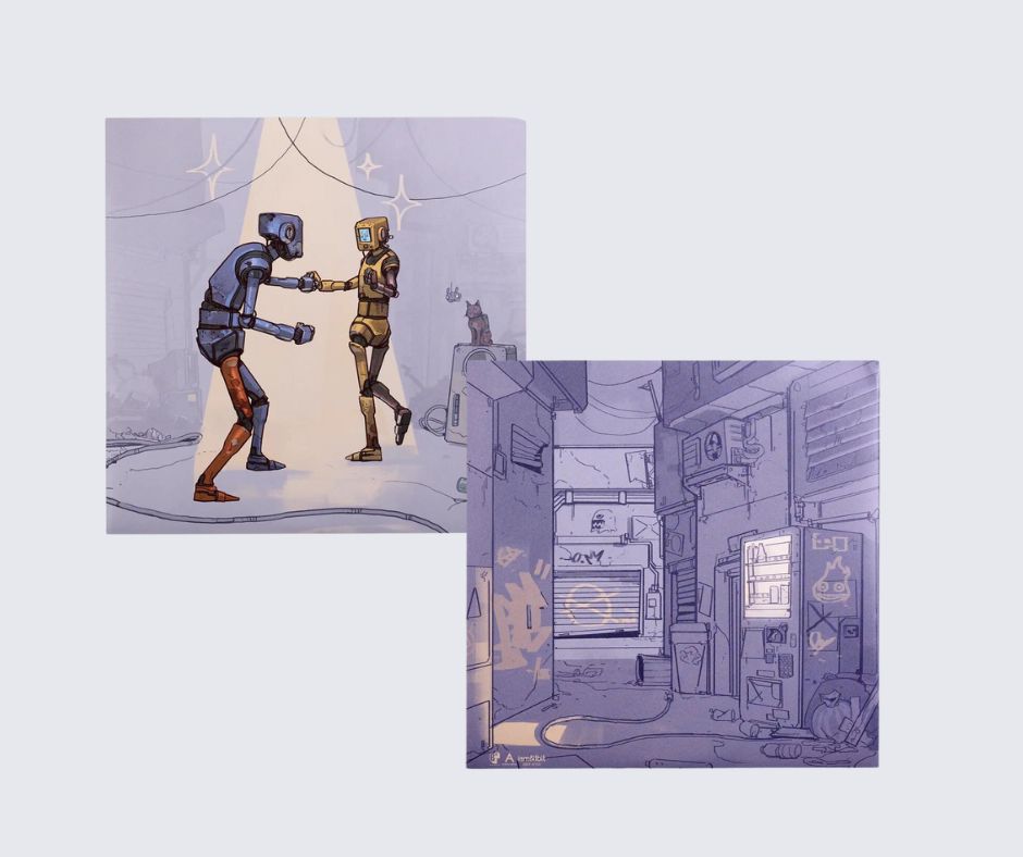 Stray 2xLP Vinyl Soundtrack | iam8bit | PixelCrib