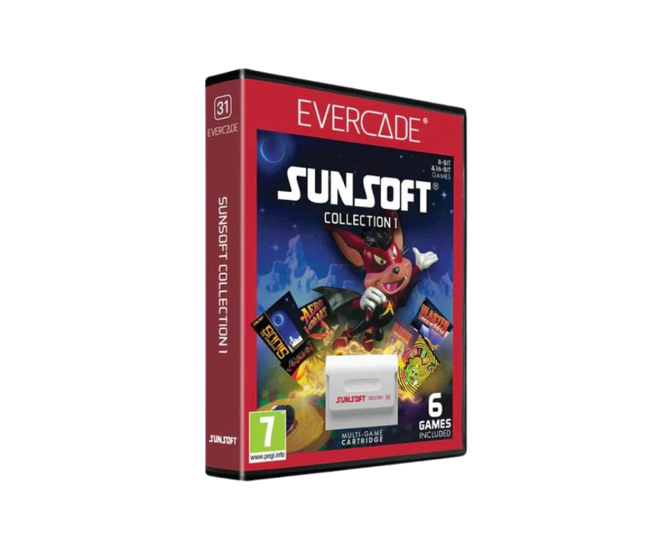 Sunsoft Collection 1 - Evercade Cartridge | Blaze Entertainment | PixelCrib
