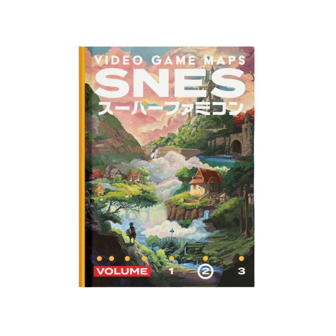 Video Game Maps: SNES - Volume 2 | Retro Game Books | PixelCrib