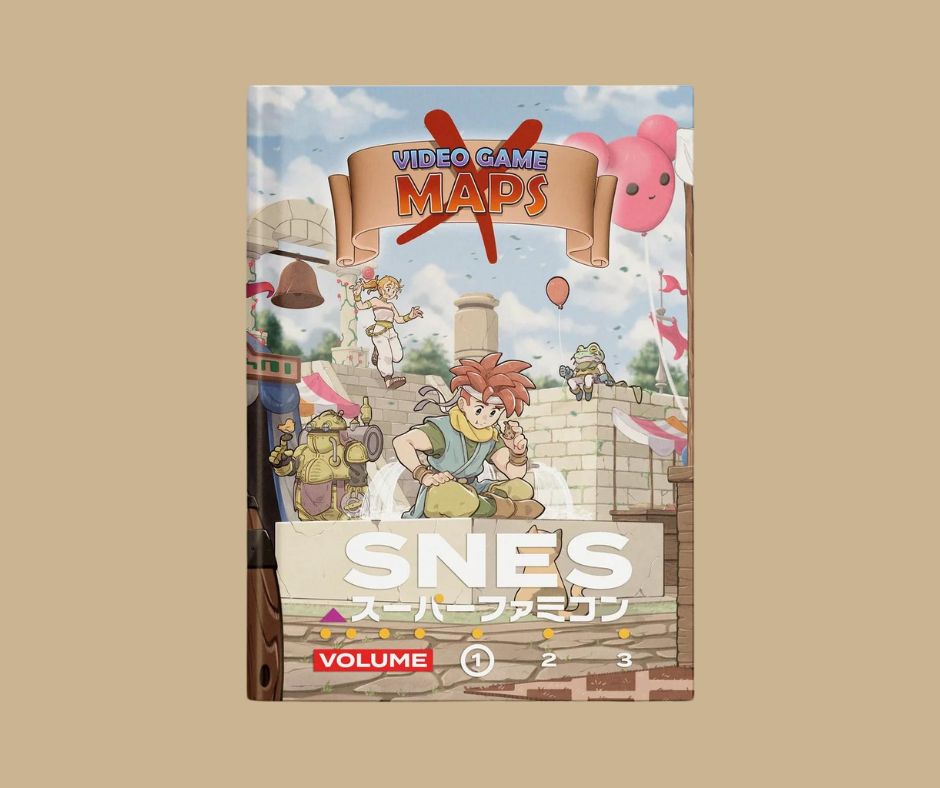 Video Game Maps: SNES | Retro Game Books | PixelCrib