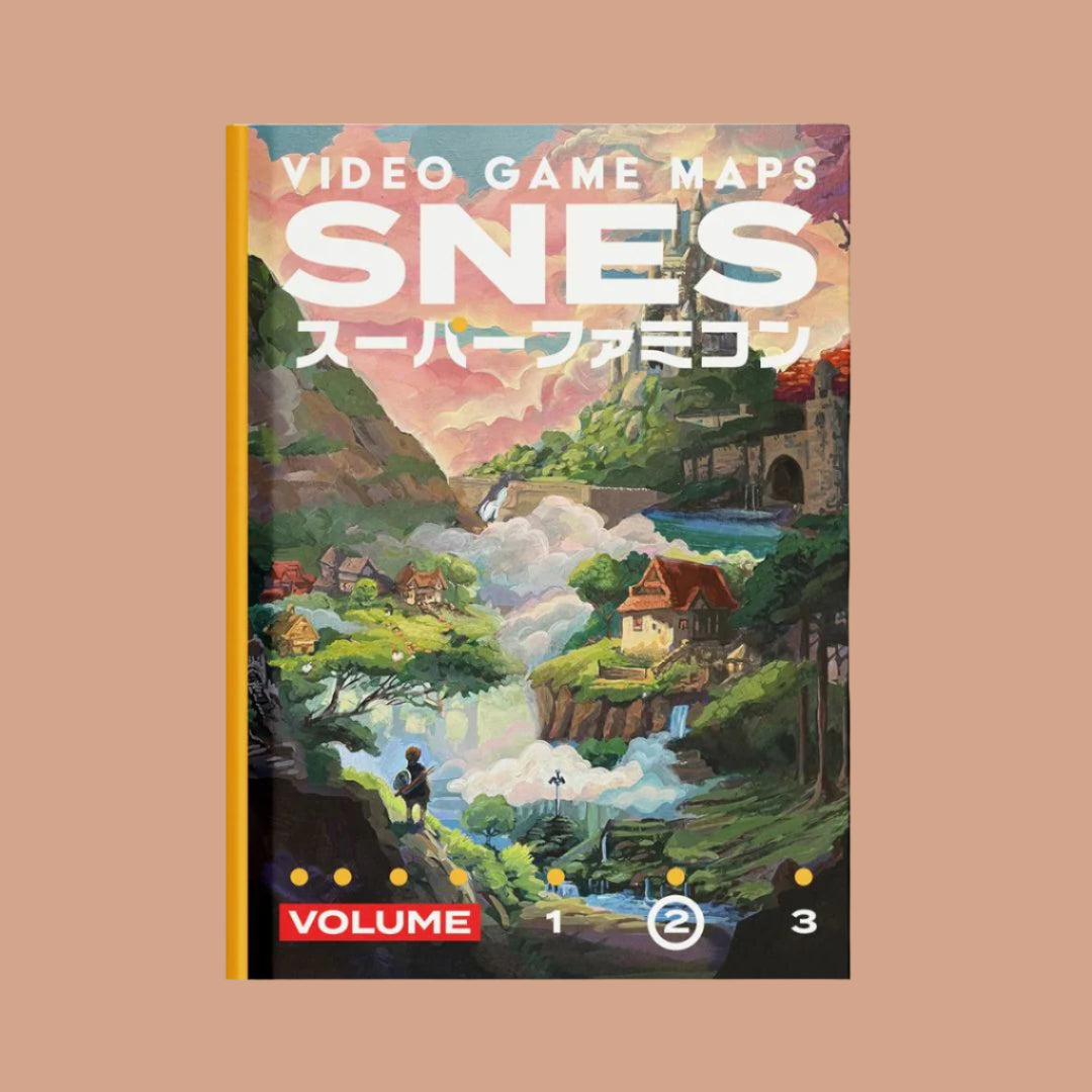 Video Game Maps: SNES - Volume 2 | Retro Game Books | PixelCrib