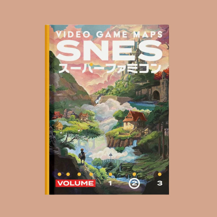 Video Game Maps: SNES - Volume 2 | Retro Game Books | PixelCrib