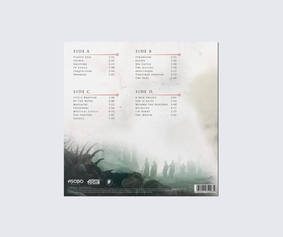 A Plague Tale: Innocence (Original Soundtrack) 2xLP | Black Screen ...