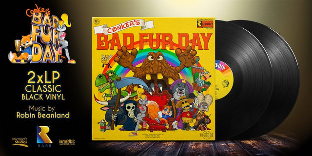 Conker's Bad Fur Day Vinyl Soundtrack 2xLP | iam8bit | PixelCrib
