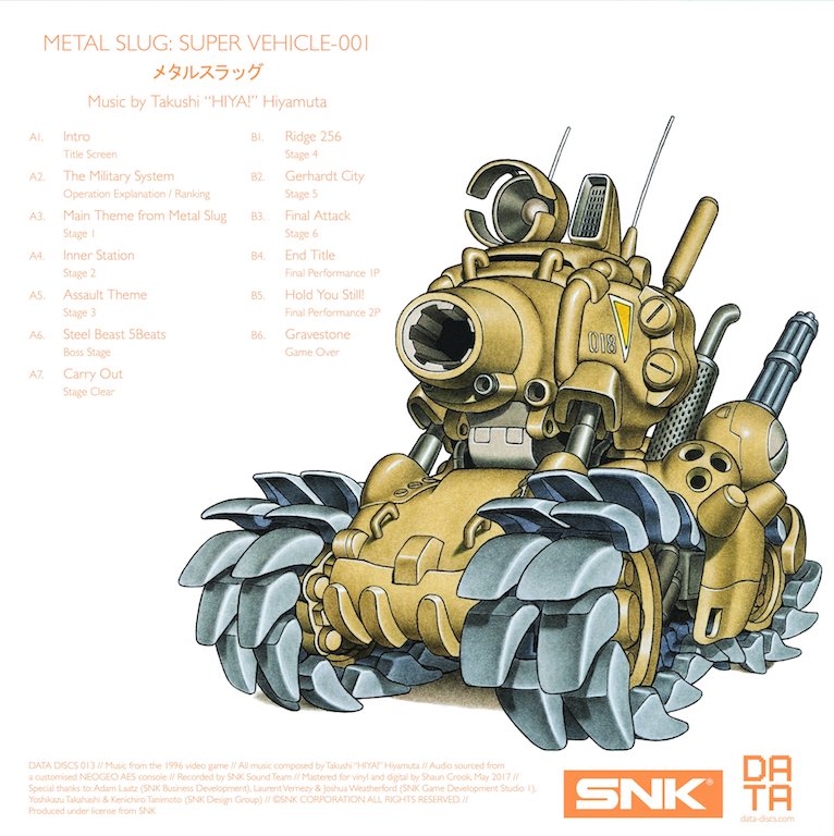 Metal Slug Video Game Soundtrack LP | Data Discs | PixelCrib