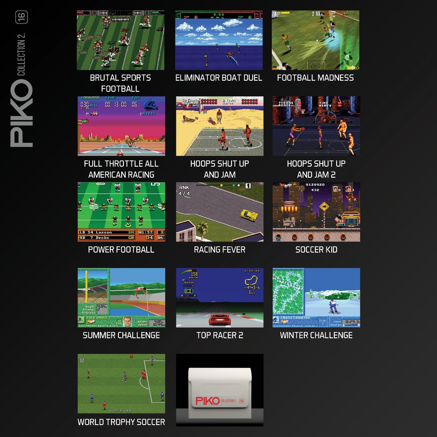 Piko Interactive 2 - Evercade Cartridge | Blaze Entertainment | PixelCrib