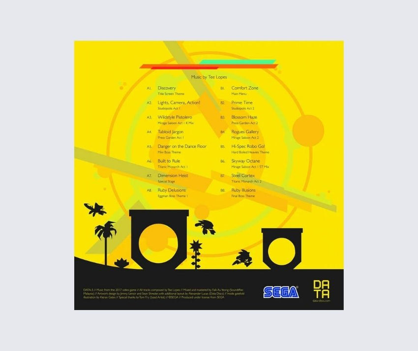Sonic Mania Original Video Game Soundtrack LP | Data Discs | PixelCrib
